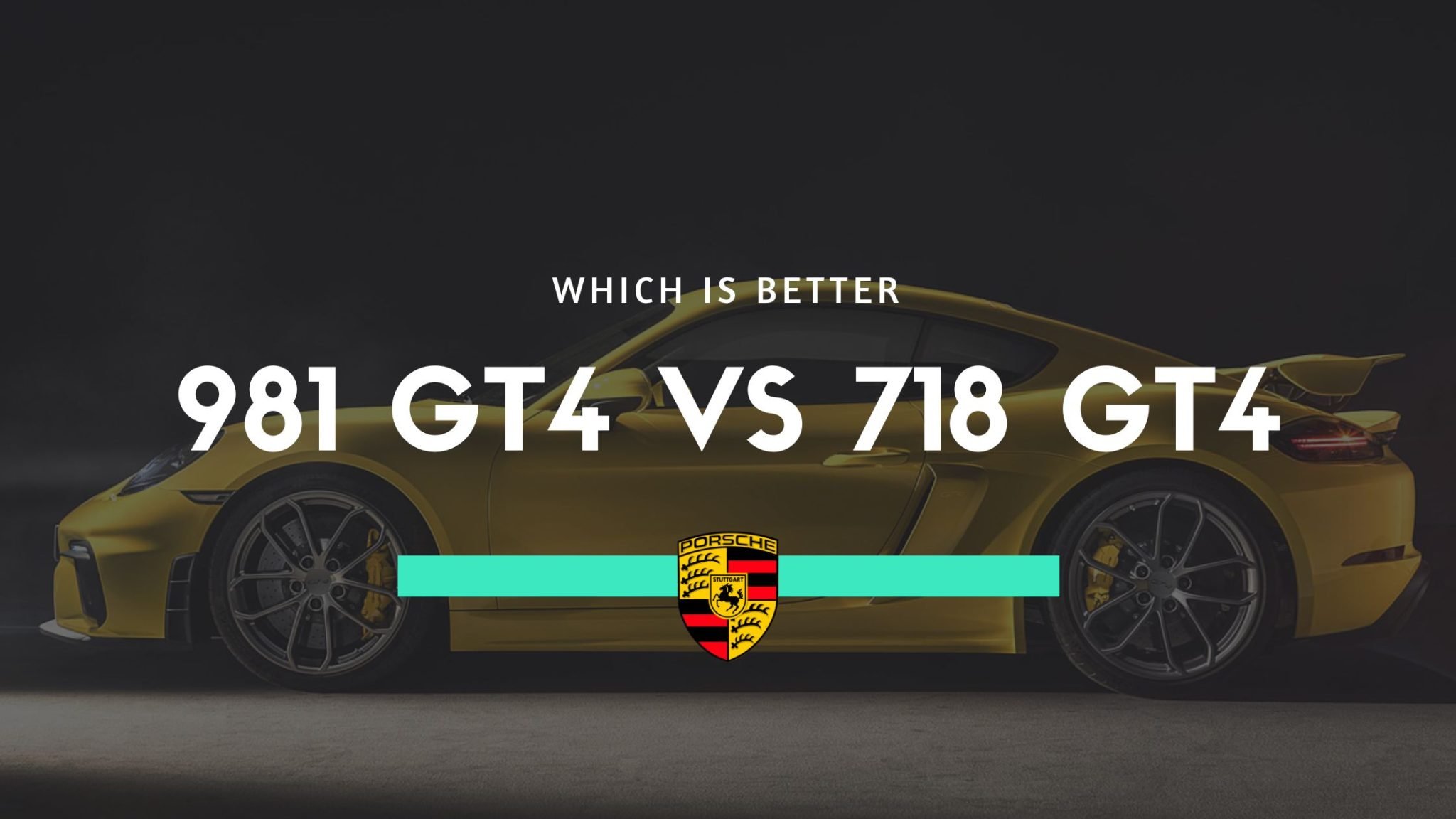 The Porsche 981 GT4 vs 718 GT4 - Which is better?