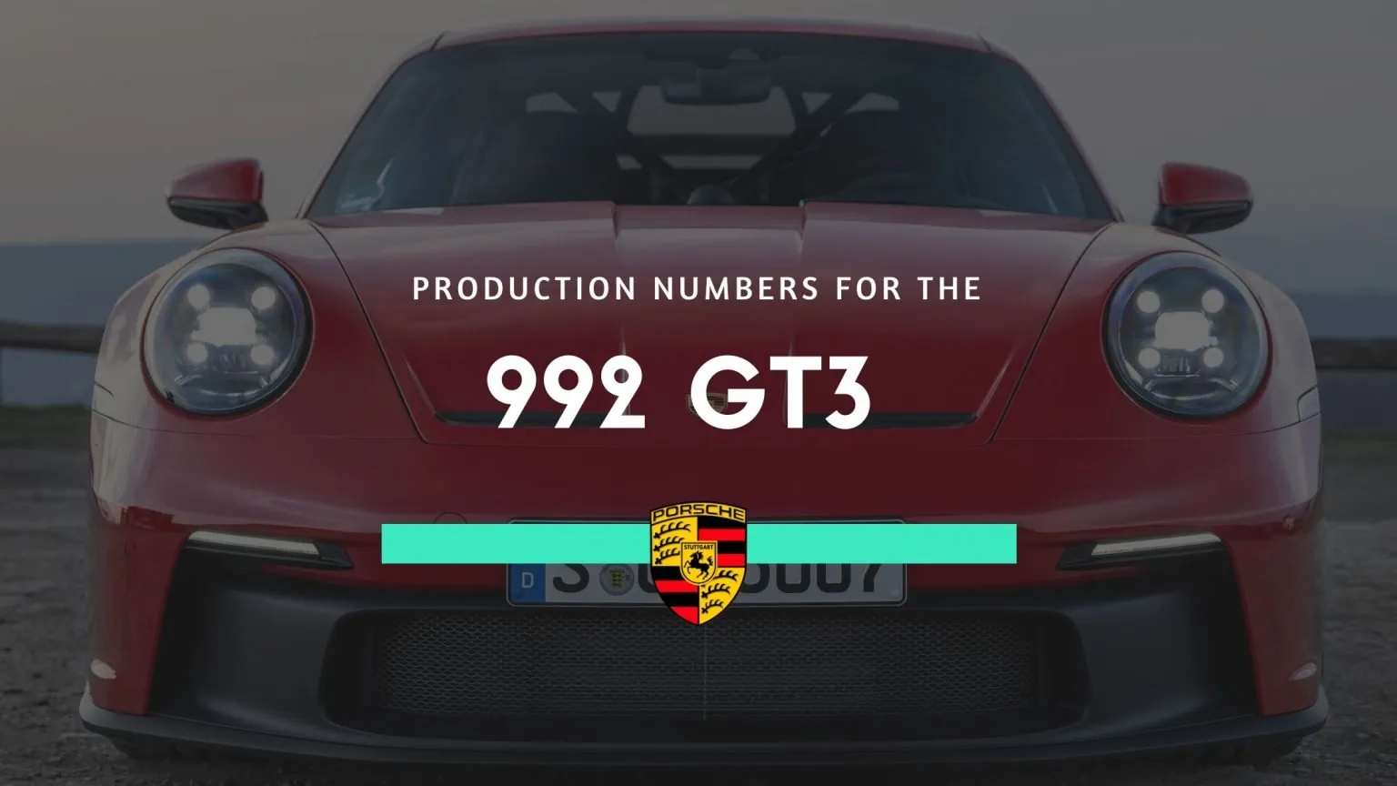 The Porsche 992 GT3 Production Numbers