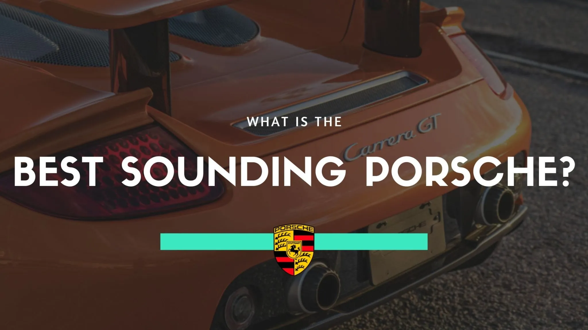 What's The Best Sounding Porsche?